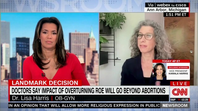 Dr. Lisa Harris on CNN: ‘The Research Shows that Abortion Is Safer Than ...