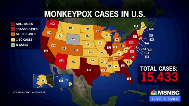 MSNBC: The United States Has More Cases of Monkeypox ‘Than Any Other ...