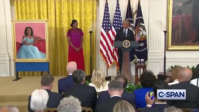 Obama praises Biden for guiding US through ‘perilous times’ at portrait ...