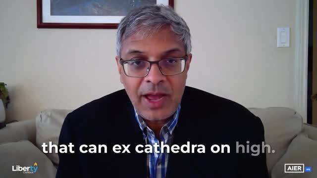 Dr. Bhattacharya: ‘The Idea that There’s a Central Authority that Can ...