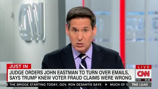 CNN: Judge Orders Trump Attorney John Eastman to Turn Over Emails to ...