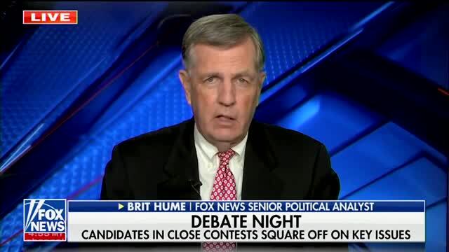 Fox’s Brit Hume: ‘I’ve Never Seen Anything Like that Performance by ...