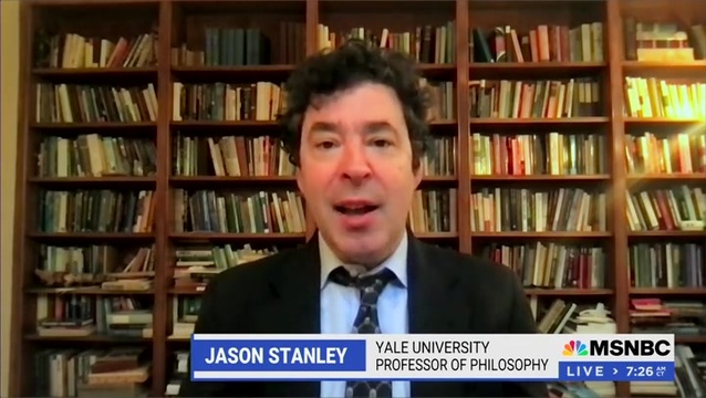 Yale Professor Jason Stanley: We’re Going to See ‘Increased ...
