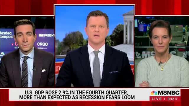 MSNBC’s Ruhle on GDP Numbers: ‘We’re in a Very Good Place Thanks to the ...