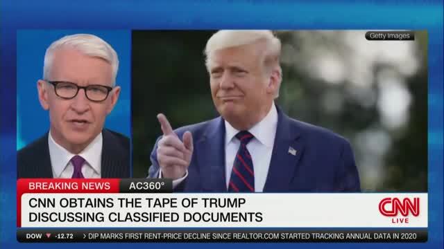 CNN Airs Recording of Trump Allegedly Showing Off ‘Highly Confidential ...