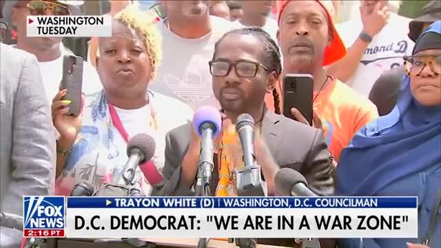 D.C. Democrat: ‘We Are Clearly in a War Zone ... We Are Tired of This ...