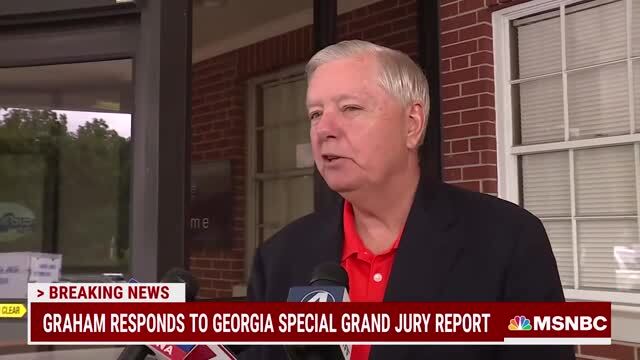Lindsey Graham on Georgia Grand Jury Recommending Charges Against Him ...