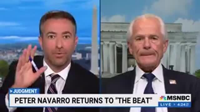 ‘Was that All Worth It?’ Ari Melber Asks Peter Navarro If He Regrets ...