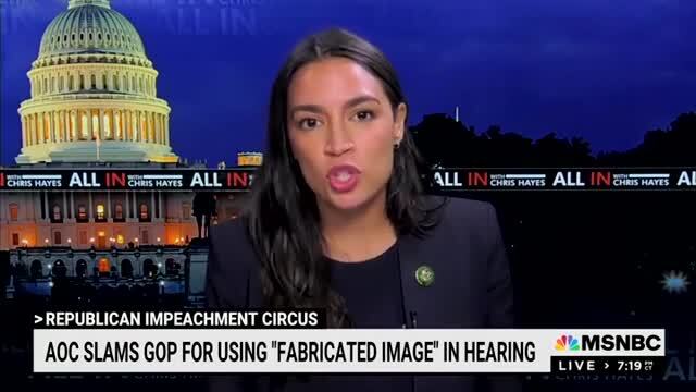 AOC on ‘Fabricated Image’ in Hearing: ‘At This Point, We Should Be ...