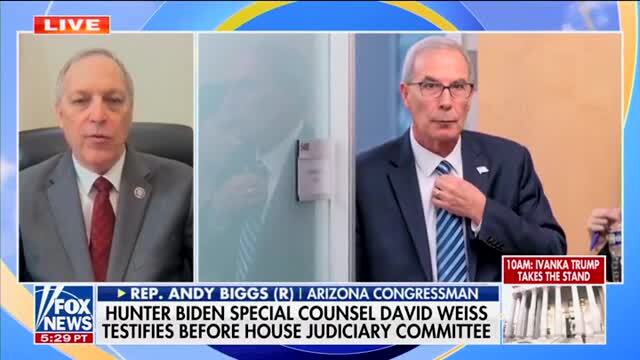 Rep. Andy Biggs: Whistleblowers Are Not Lying and David Weiss Was ...