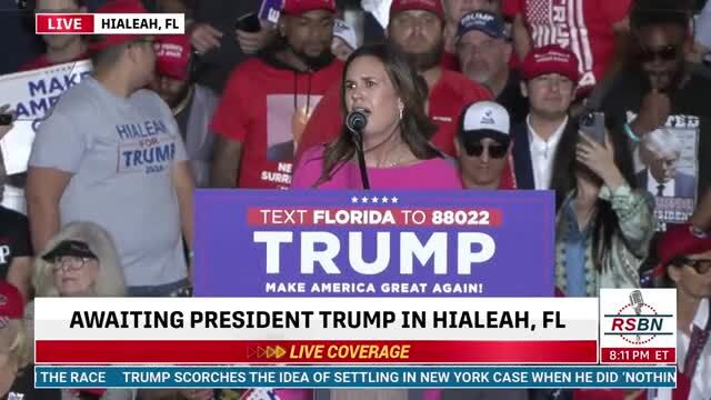 RSBN 🇺🇸 - BREAKING: Gov. Sarah Huckabee Sanders @SarahHuckabee ENDORSES ...