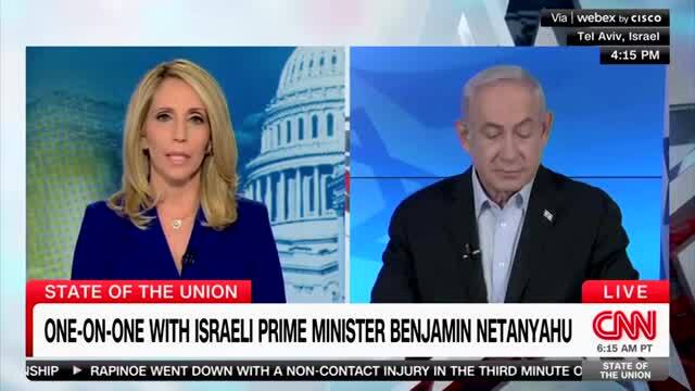 CNN’s Bash Presses Netanyahu: Do You Take Personal Responsibility for ...