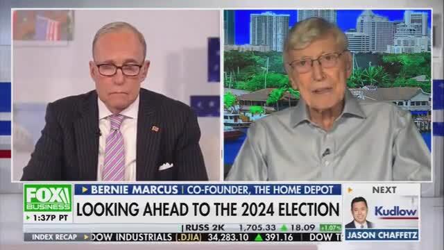 Bernie Marcus: Every Day Biden Does Something to Weaken America ...