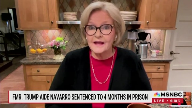 Claire McCaskill on Peter Navarro Sentence: ‘I Wish It Was Four Years ...