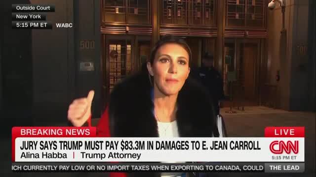 Jake Tapper Cuts Away from Alina Habba Tirade Outside Courthouse, Calls ... Jake Tapper Cuts Away from Alina Habba Tirade Outside Courthouse, Calls ...