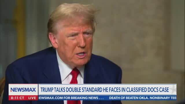 Trump Tells Newsmax He Took Government Documents ‘Very Legally and I Wasn’t Hiding Them ...