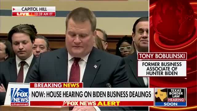 Hearing Goes Off the Rails When Tony Bobulinski Calls out Reps. Raskin ...