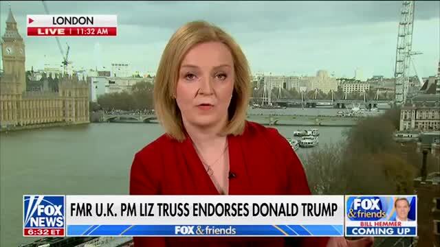 Liz Truss: The Free World Felt Safer when President Trump Was in Office ...