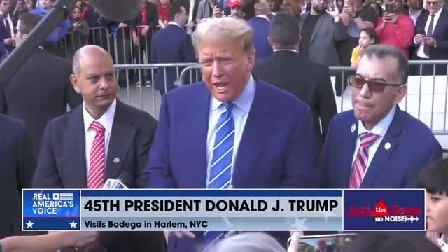 Benny Johnson - 🚨Trump leaves black supporters in Harlem with inspiring ...