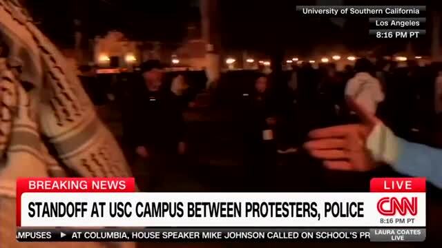 CNN’s Nick Watt Challenges USC Protester to ‘Show Your Face,’ Cuts ...