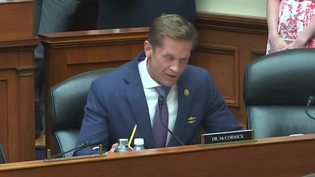 Rep. McCormick, Who Is a Physician and Helped Treat Patients During ...