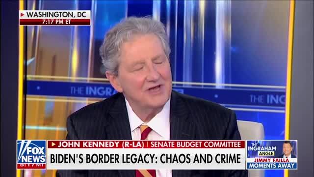 Sen. Kennedy: ‘The Crisis at the Border Is Man Made and That Man’s Name ...