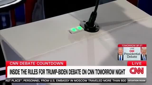 CNN Demonstrates How Microphones Will Work at the Biden-Trump Debate ...