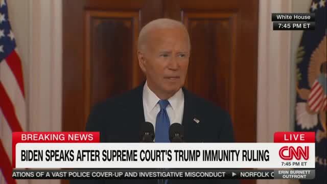 Biden Slams Supreme Court Decision on Presidential Immunity: ‘I Dissent ...