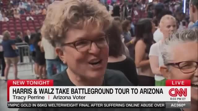 Arizona Woman Sings ‘We’re Gonna Win’ at Kamala Harris’ Arizona Rally ...
