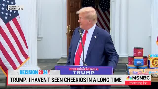 Trump: I Haven’t Seen Cheerios in a Long Time :: Grabien - The ...