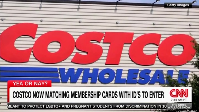 CNN Panel on Costco Matching Membership Cards with IDs to Enter ...