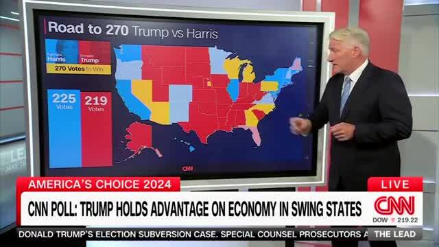CNN Poll Shows Trump Holding Advantage on Economy in Swing States (clip ...