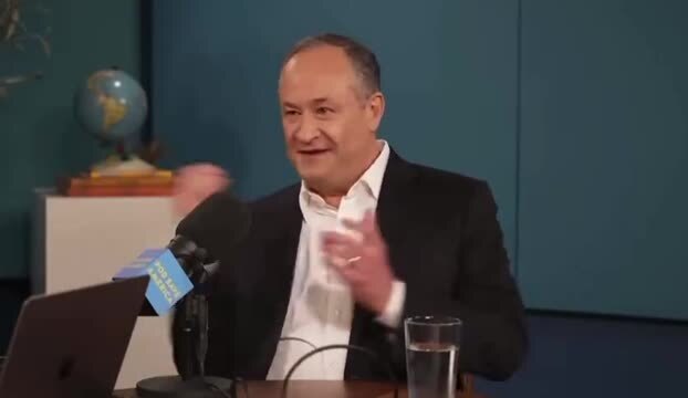 Doug Emhoff Discusses His Intense Hugging with Tim Walz (clip ...