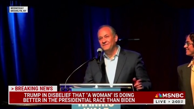 Doug Emhoff on Sarah Huckabee Sanders’ ‘Humble’ Comment: ‘Kamala Sure ...